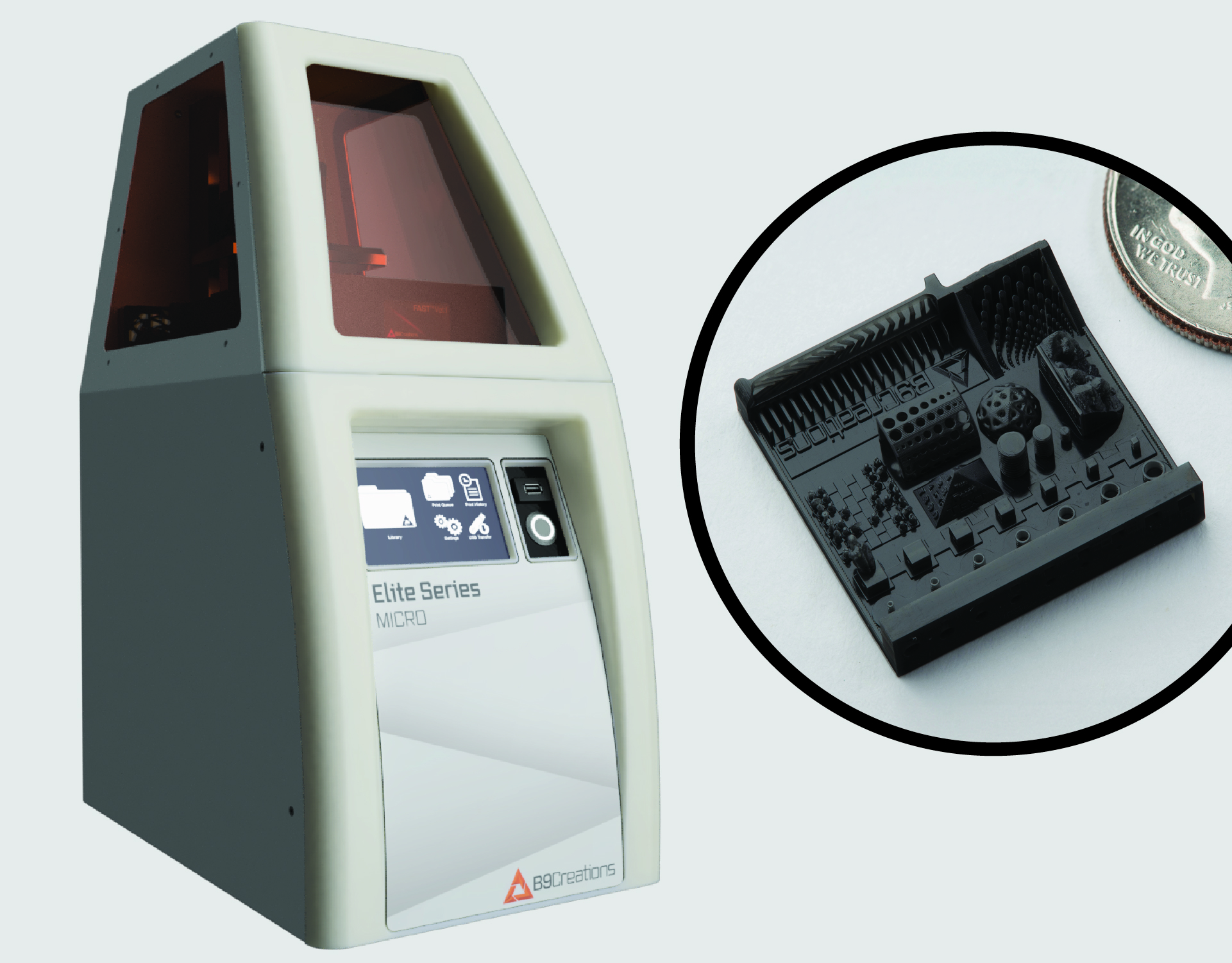 B9Creations | Watch Next-Gen B9 Elite Micro 3D Printer